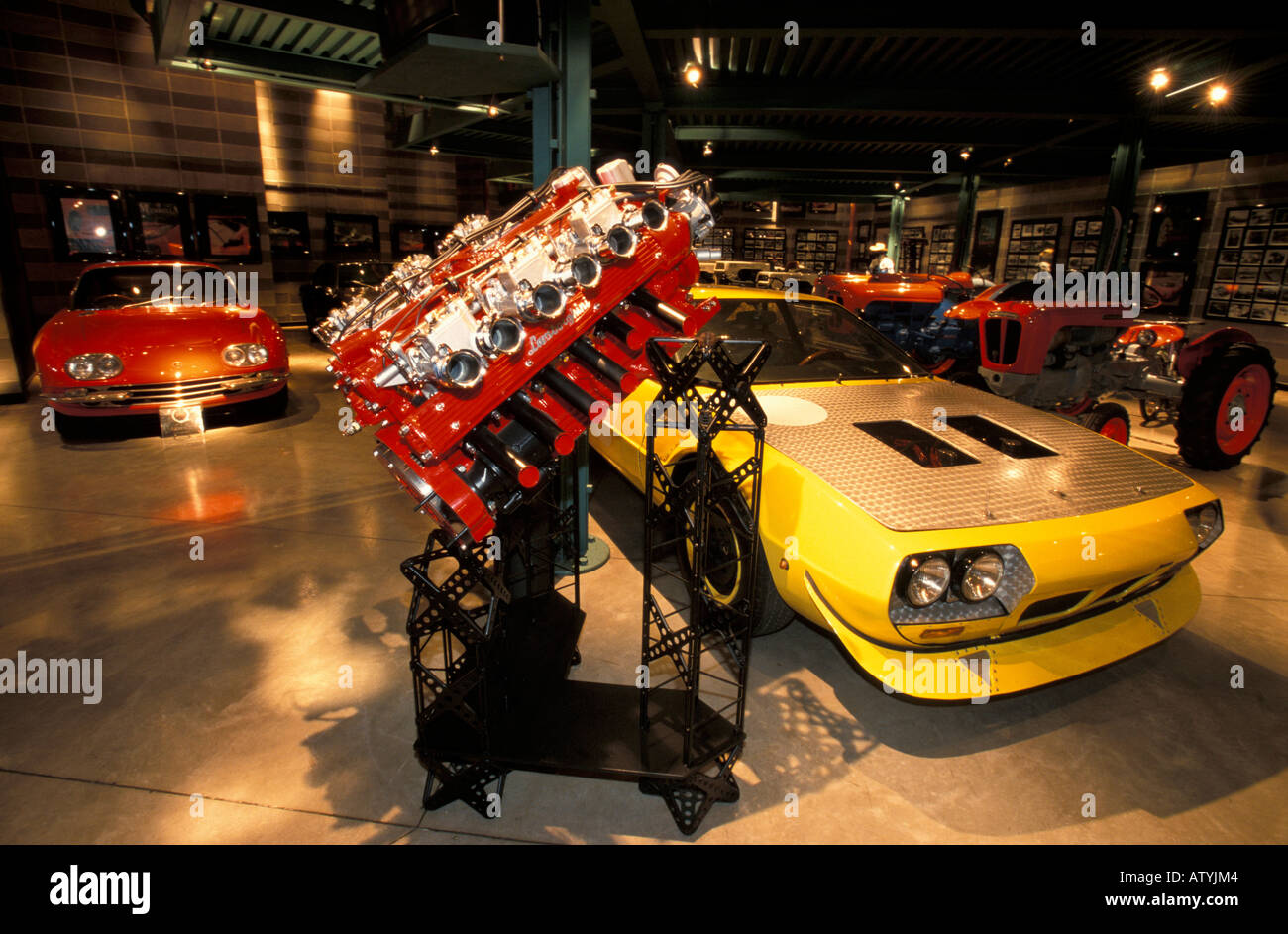 Lamborghini Museum Dosso Emilia Romagna Italy Stock Photo - Alamy