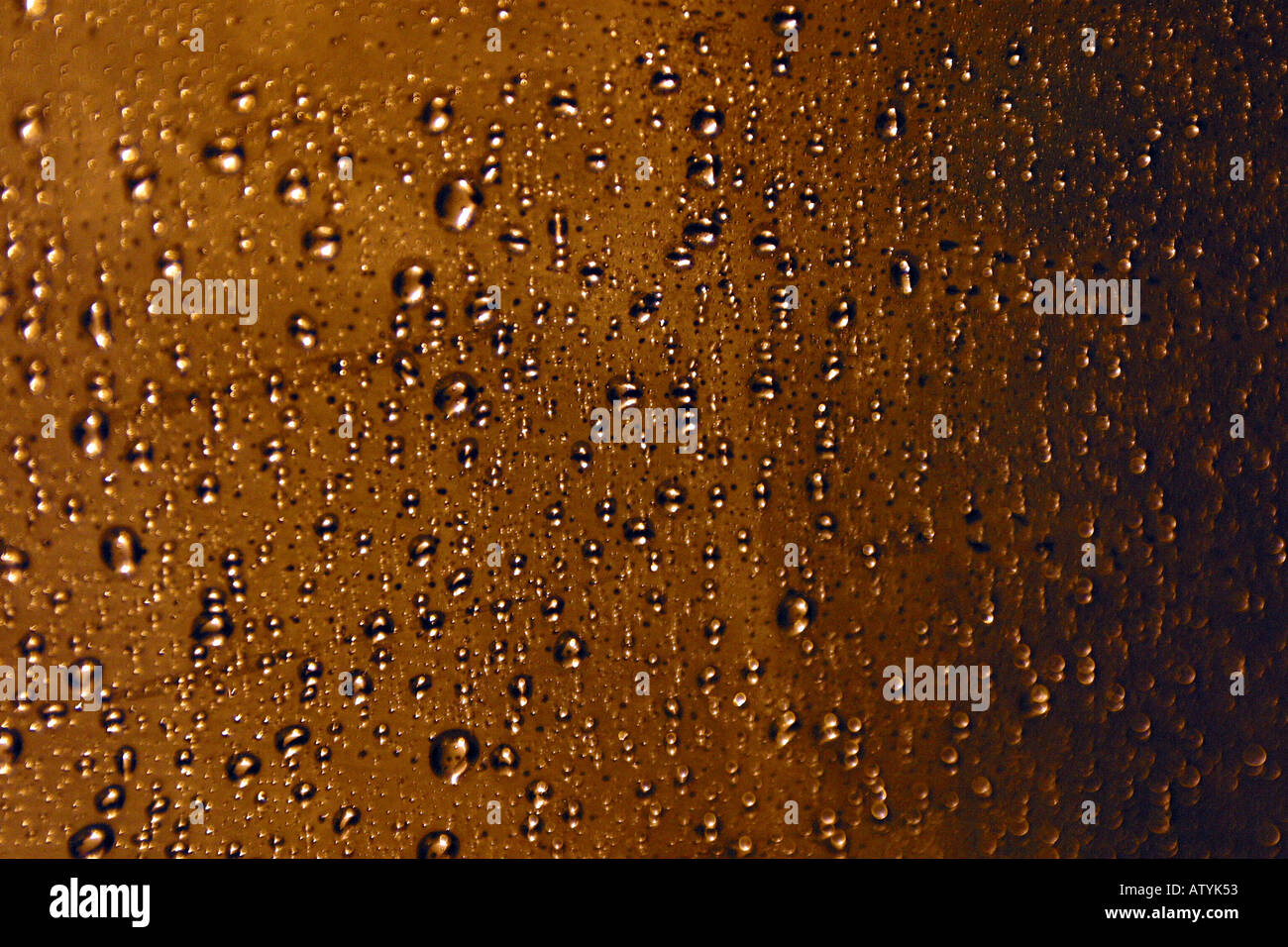 water droplets on a window pane at night Stock Photo - Alamy