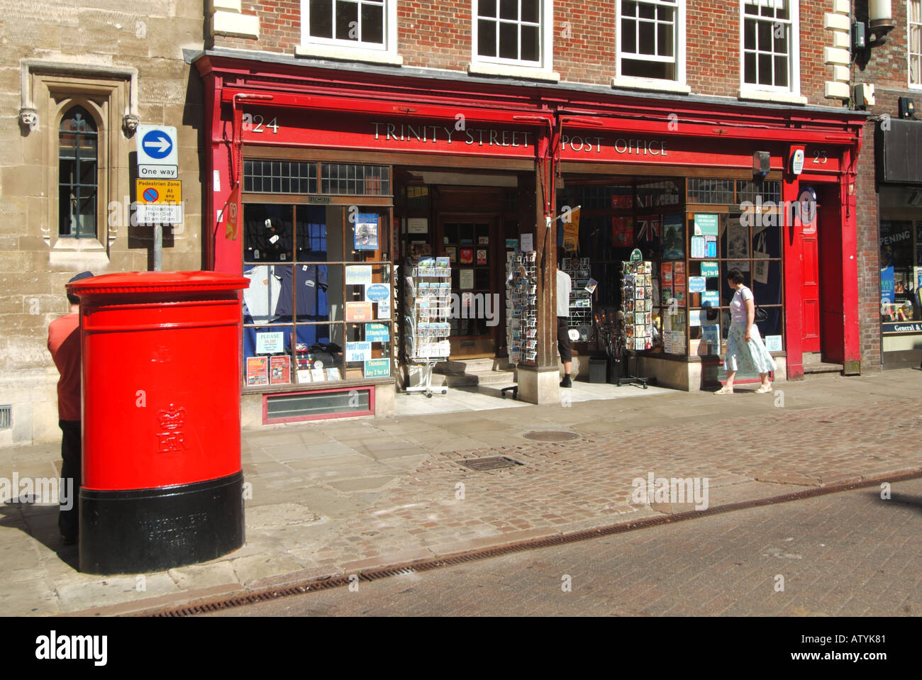 Woman posting letter in post hi-res stock photography and images - Alamy