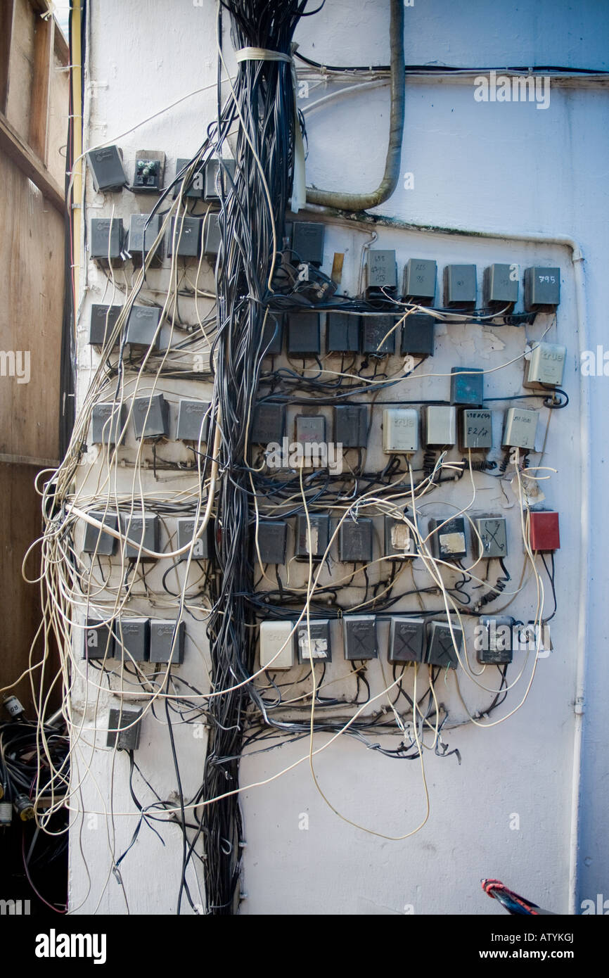 Cable junction boxes hi-res stock photography and images - Alamy