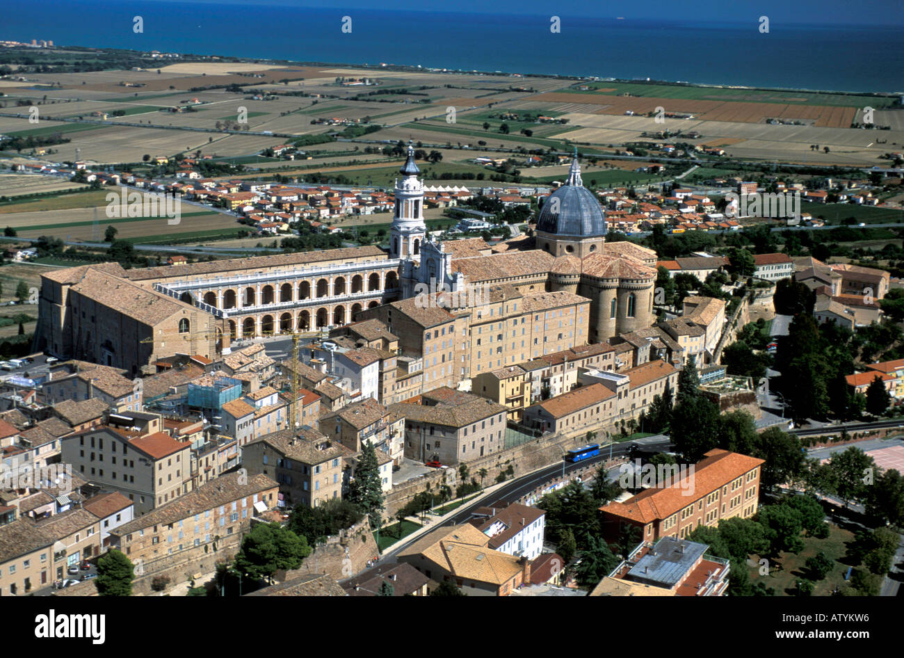 Cityscape Loreto Marche Italy Stock Photo - Alamy