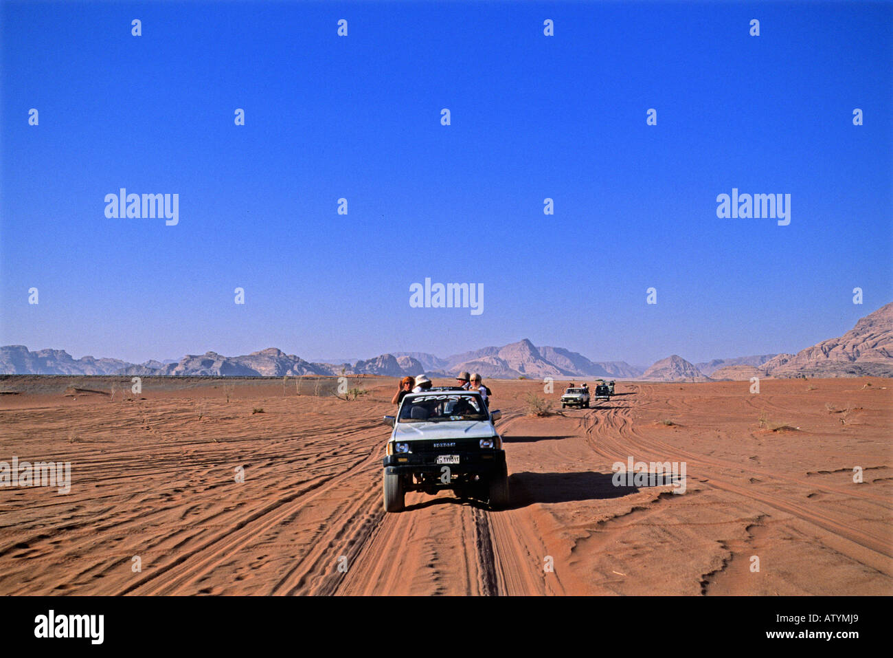 Wadi Ramm desert Madaba Jordan Middle East Stock Photo - Alamy