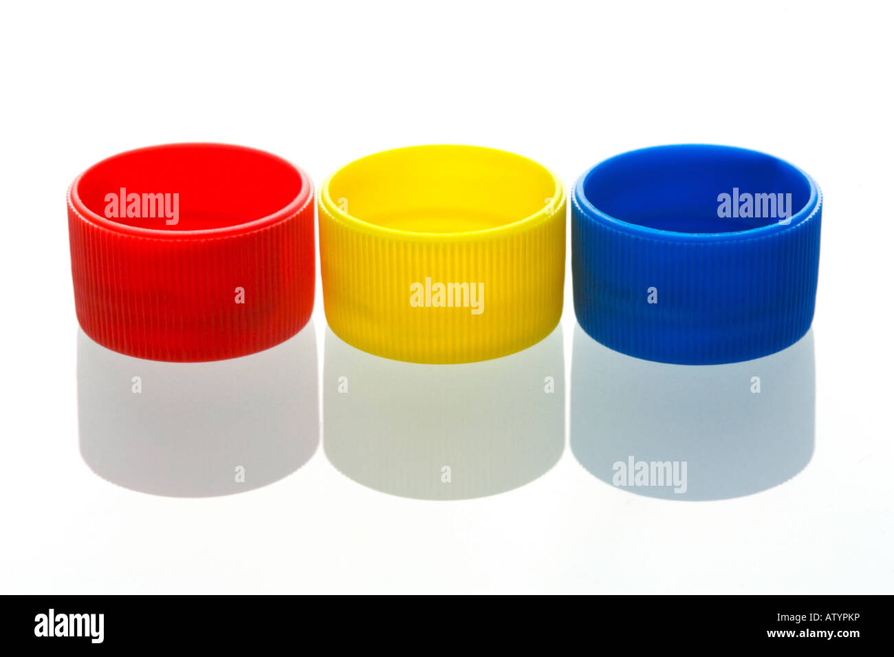 Coloured bottle tops Cut Out Stock Images & Pictures - Alamy