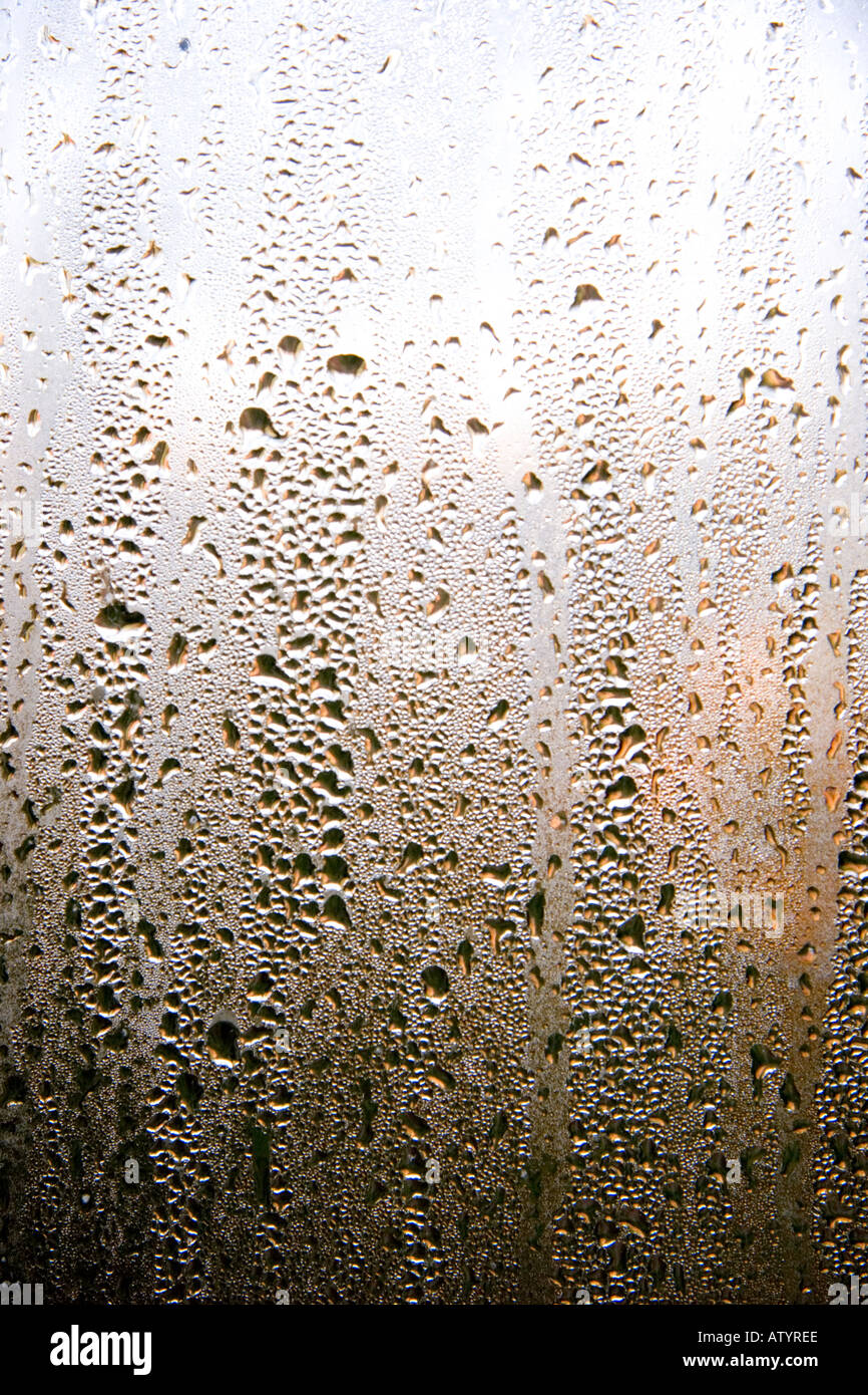 Condensation on a window Stock Photo - Alamy