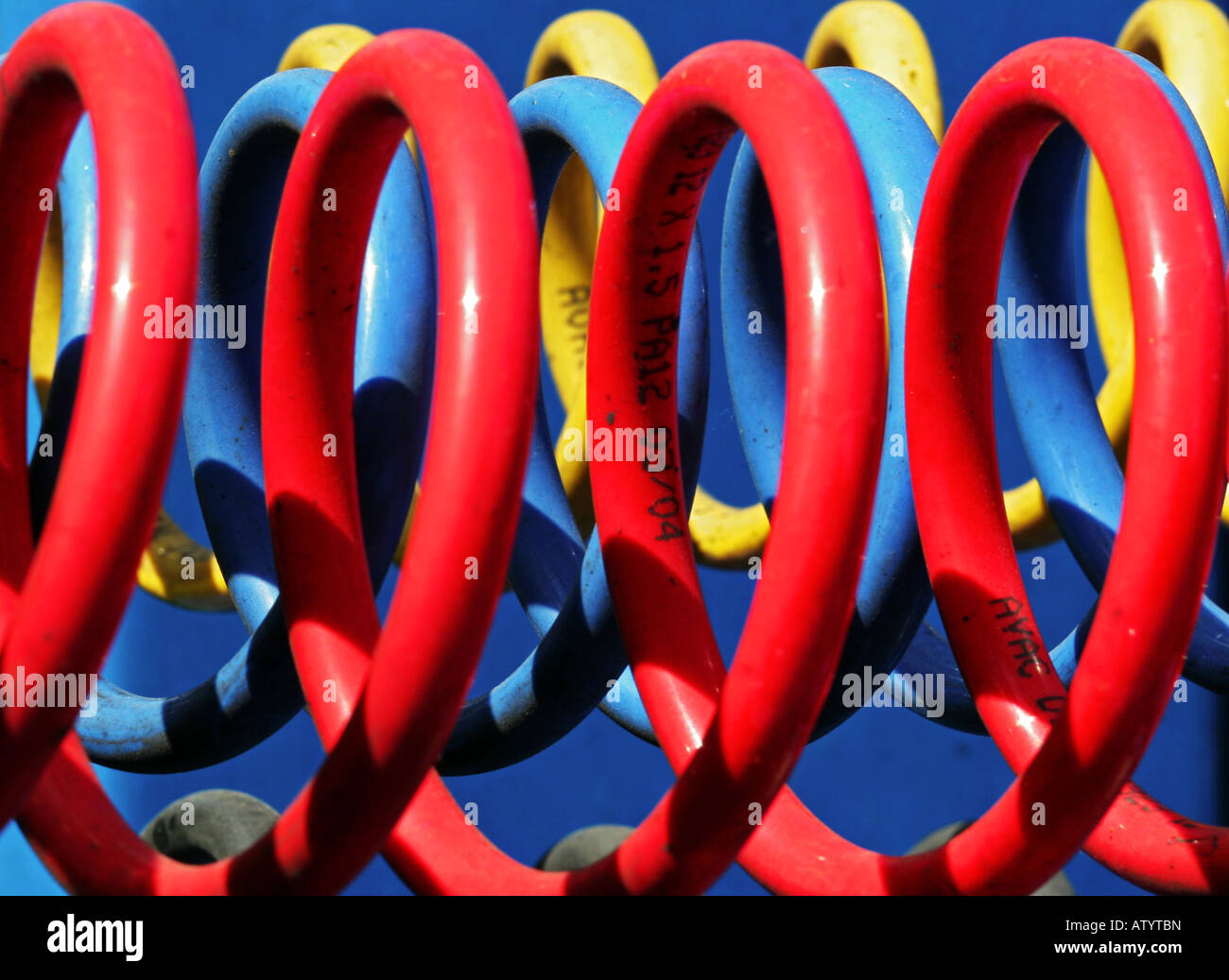 Bright colour coils hi-res stock photography and images - Alamy