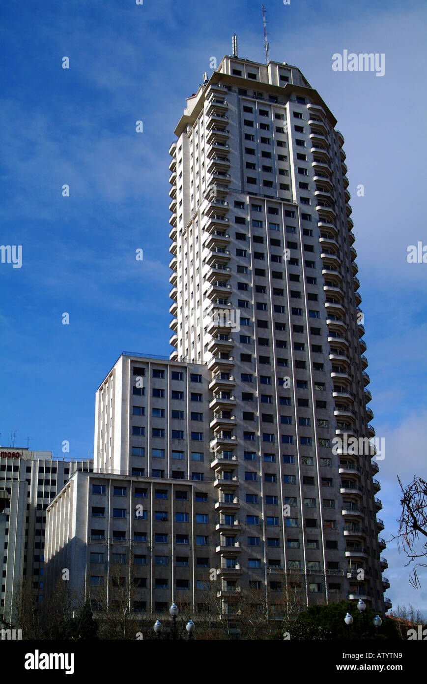 Modern building Madrid Spain Europe Stock Photo - Alamy