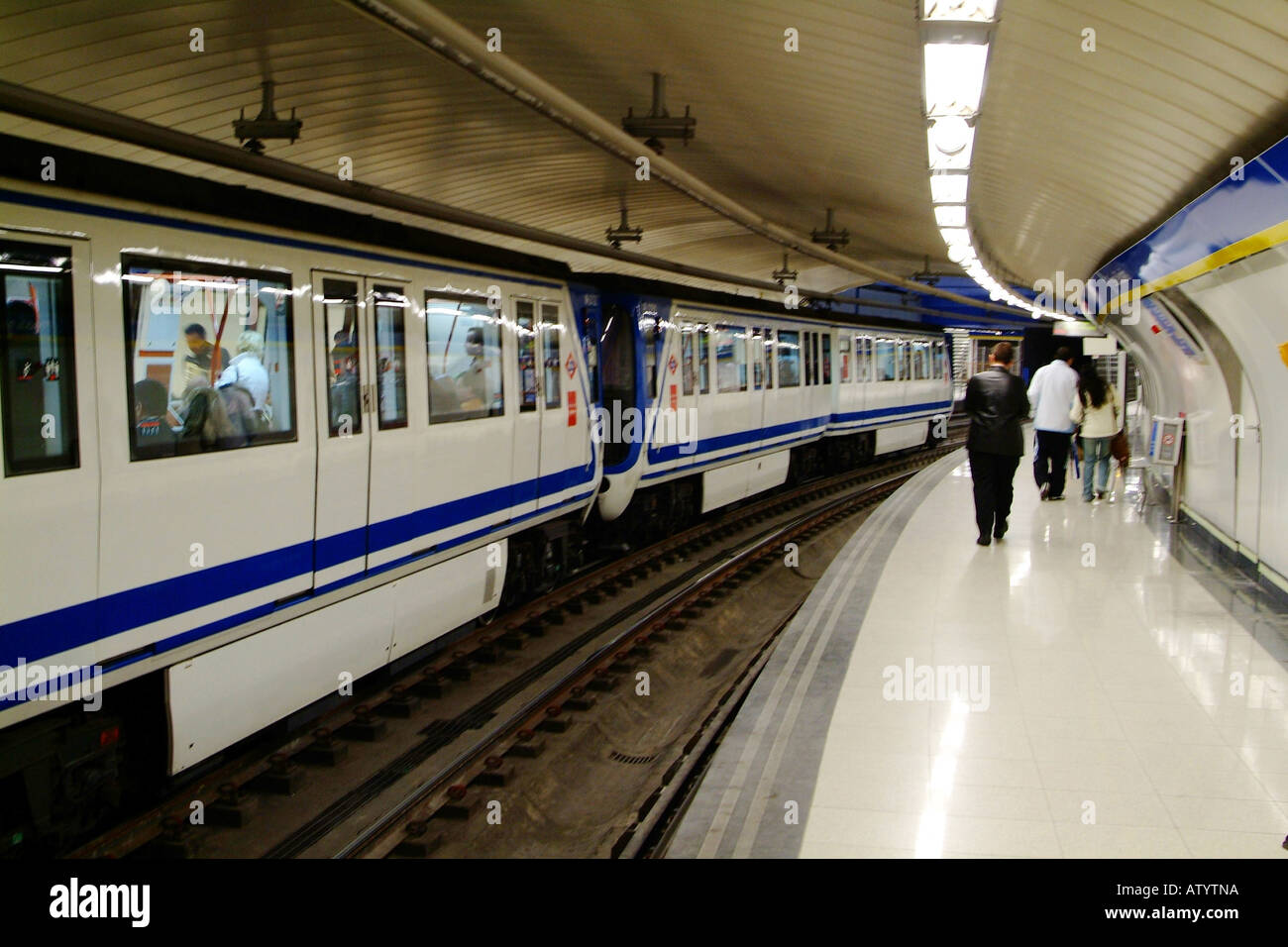 Subway Madrid Spain Europe Stock Photo - Alamy