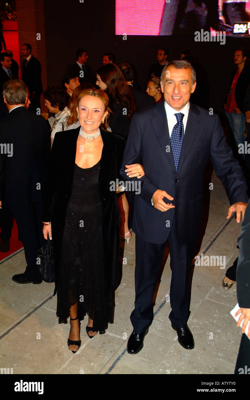 Piero Marrazzo and his wife Rome Intenational Film Festival Rome Lazio ...