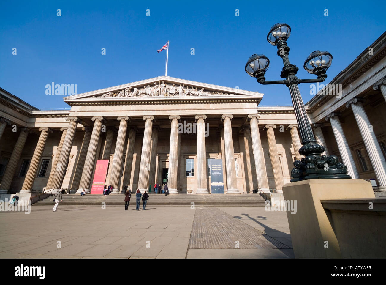 The Main Entrance to the British Museum, London Stock Photo - Alamy