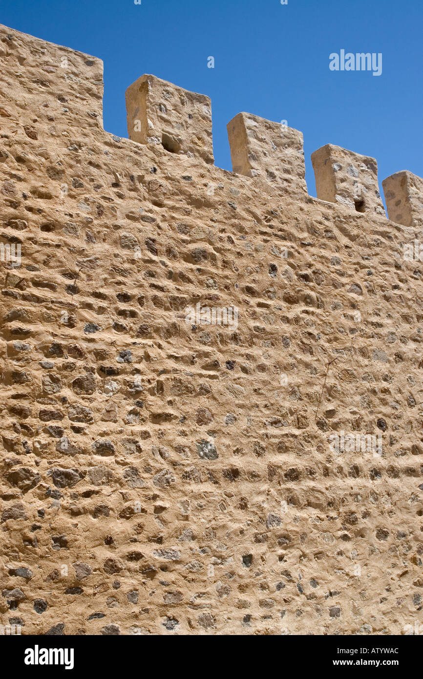 Castle Wall Portugal Stock Photo - Alamy