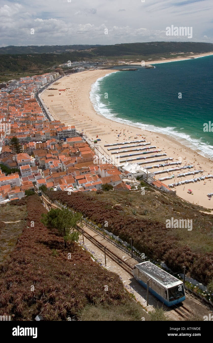 Nazare funicular hi-res stock photography and images - Alamy