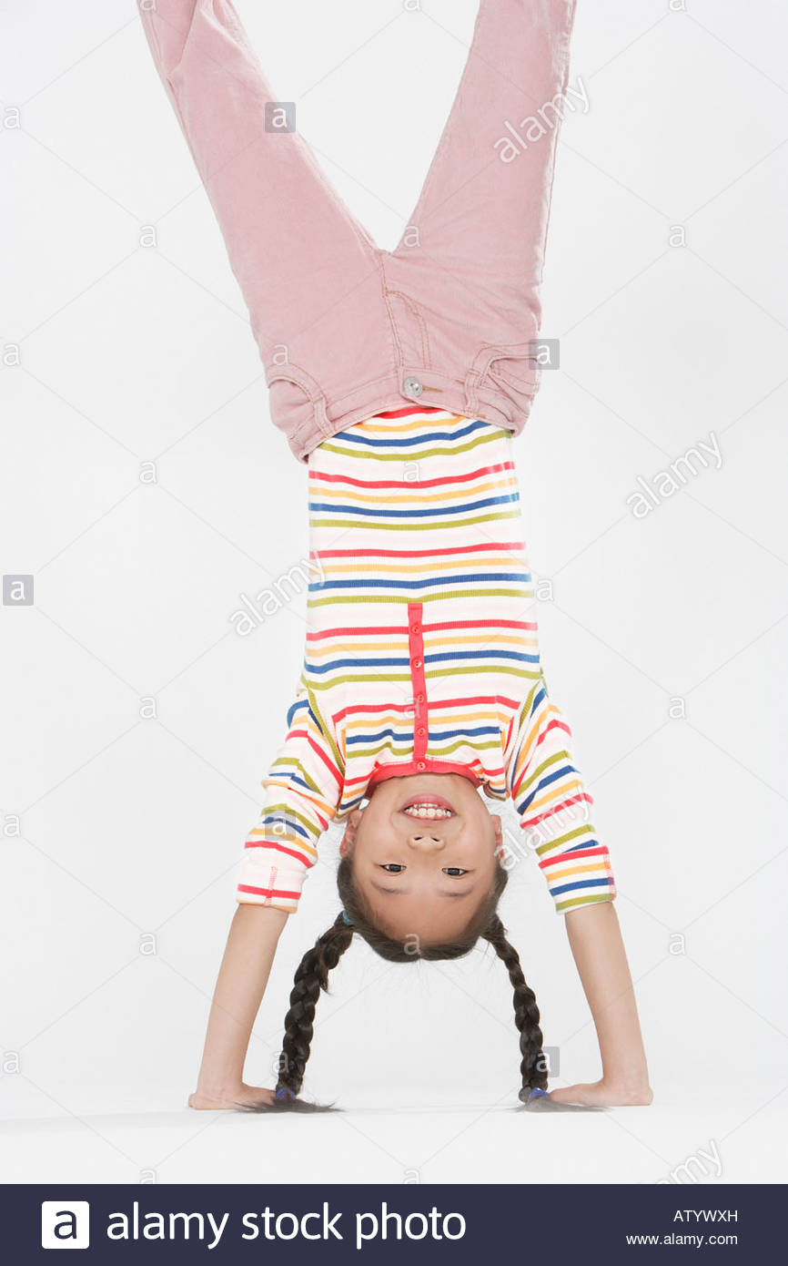 Handstand Child Stock Photos & Handstand Child Stock Images - Alamy