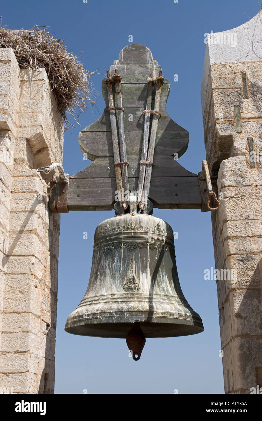 Church Bell Largo da Sé Faro Portugal Stock Photo - Alamy