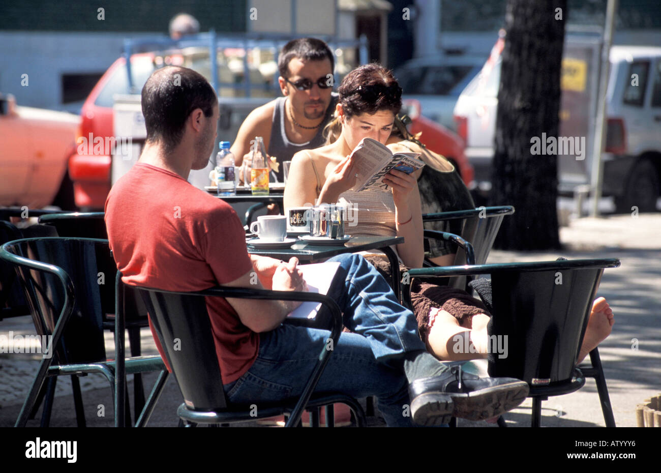 Principe Real square Lisbona Portugal Europe Stock Photo - Alamy