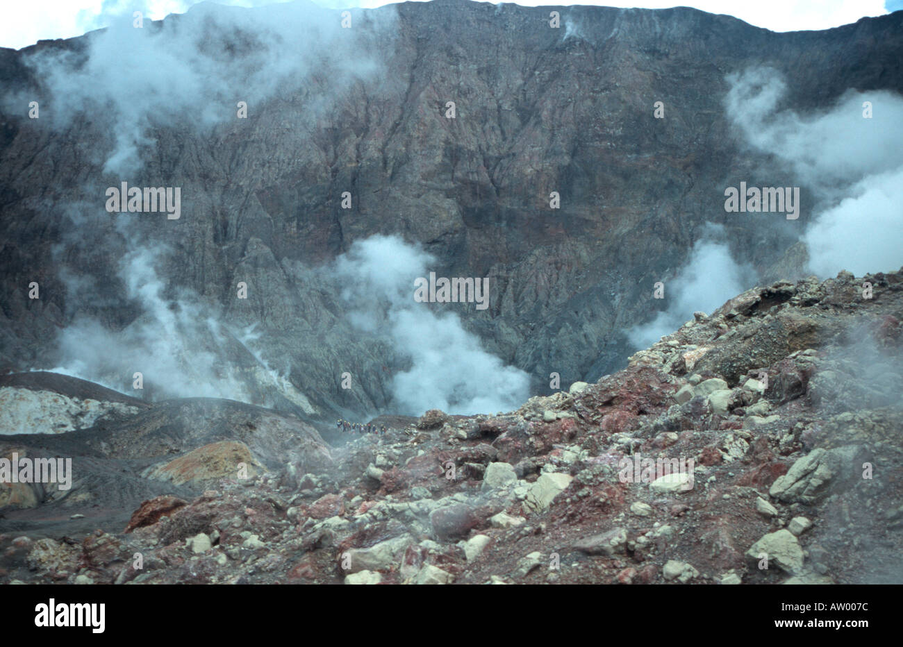White Island an active marine volcano North Island New Zealand Stock ...