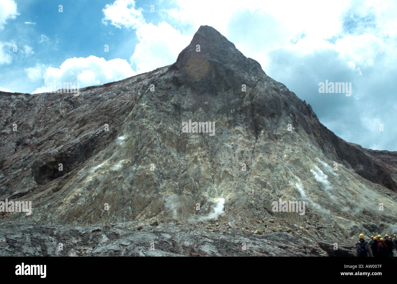 White Island an active marine volcano North Island New Zealand Stock ...