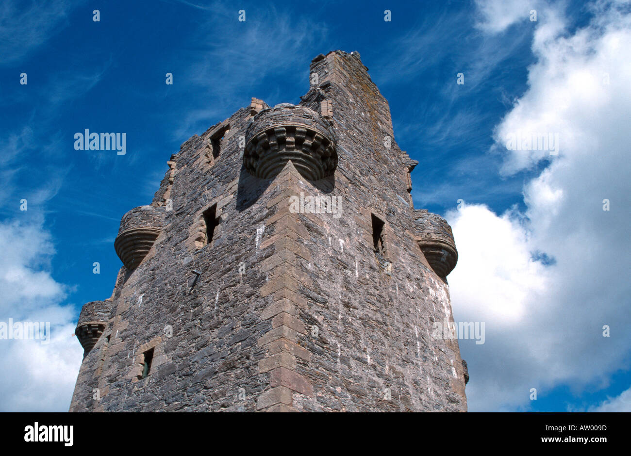 Scalloway Castle Shetland Islands Scotland UK United Kingdom Stock ...