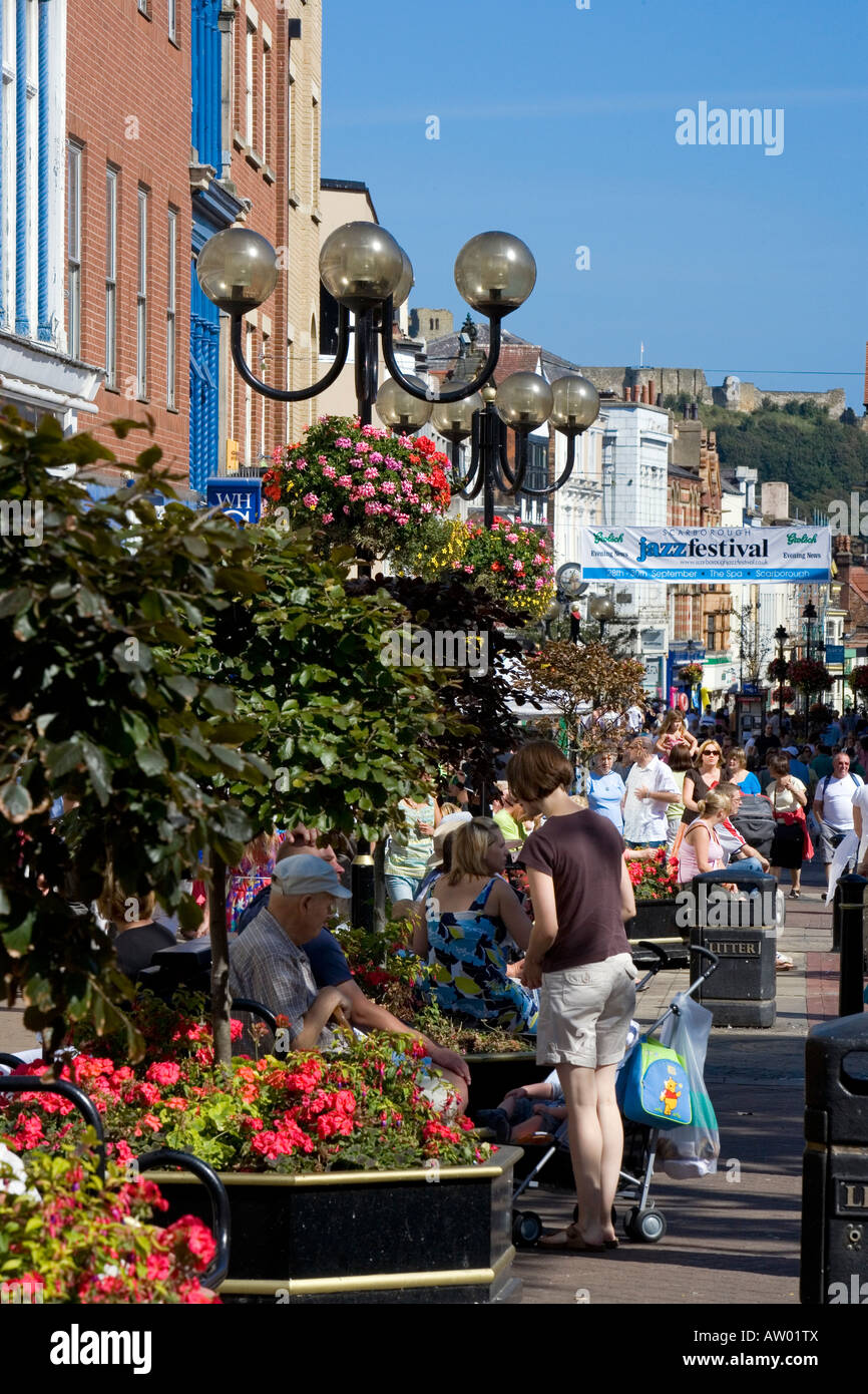 Westborough Town Centre Scarborough North Yorkshire England Stock Photo ...