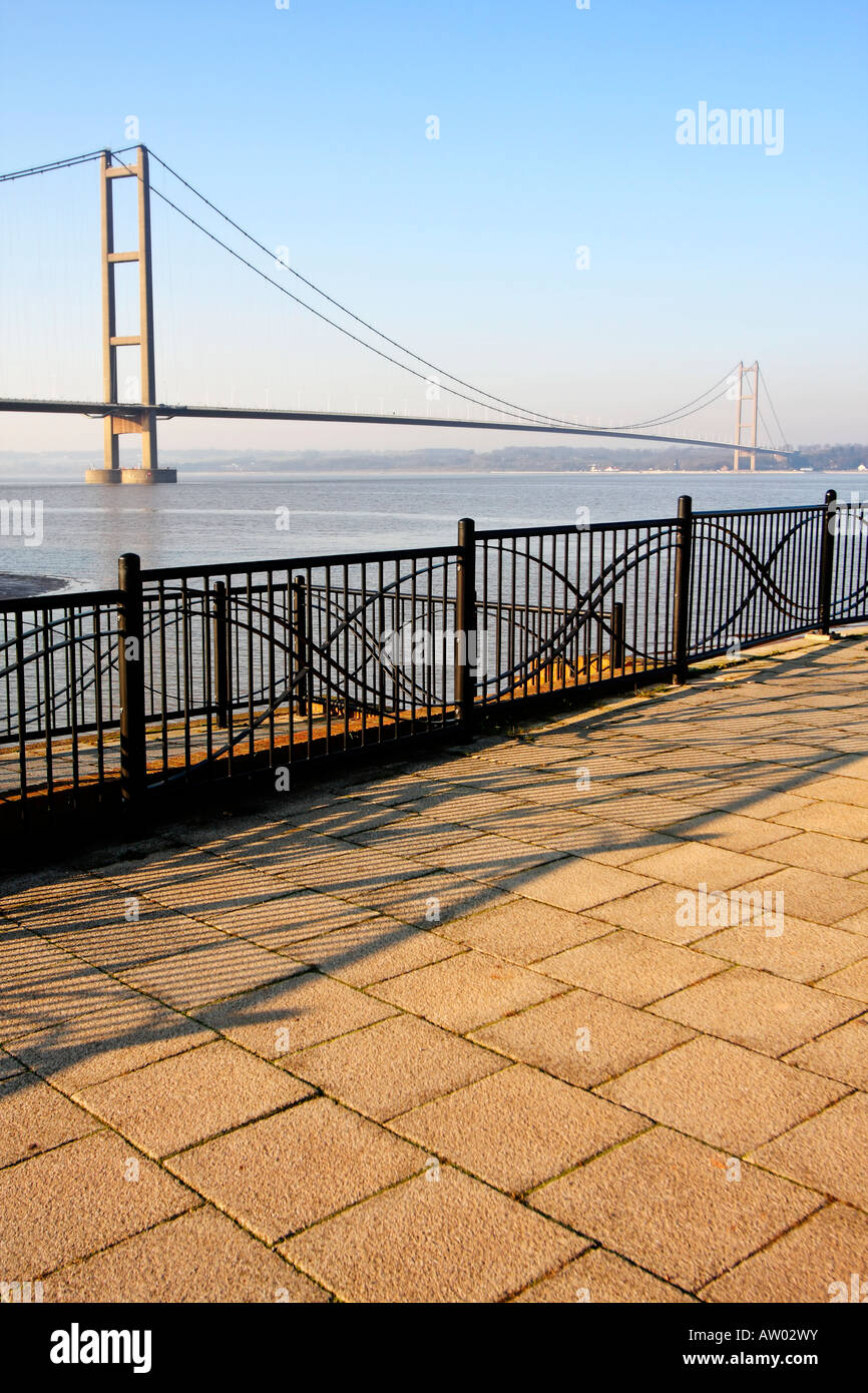 Humber Bridge Hull England Was once the largest suspension bridge in ...