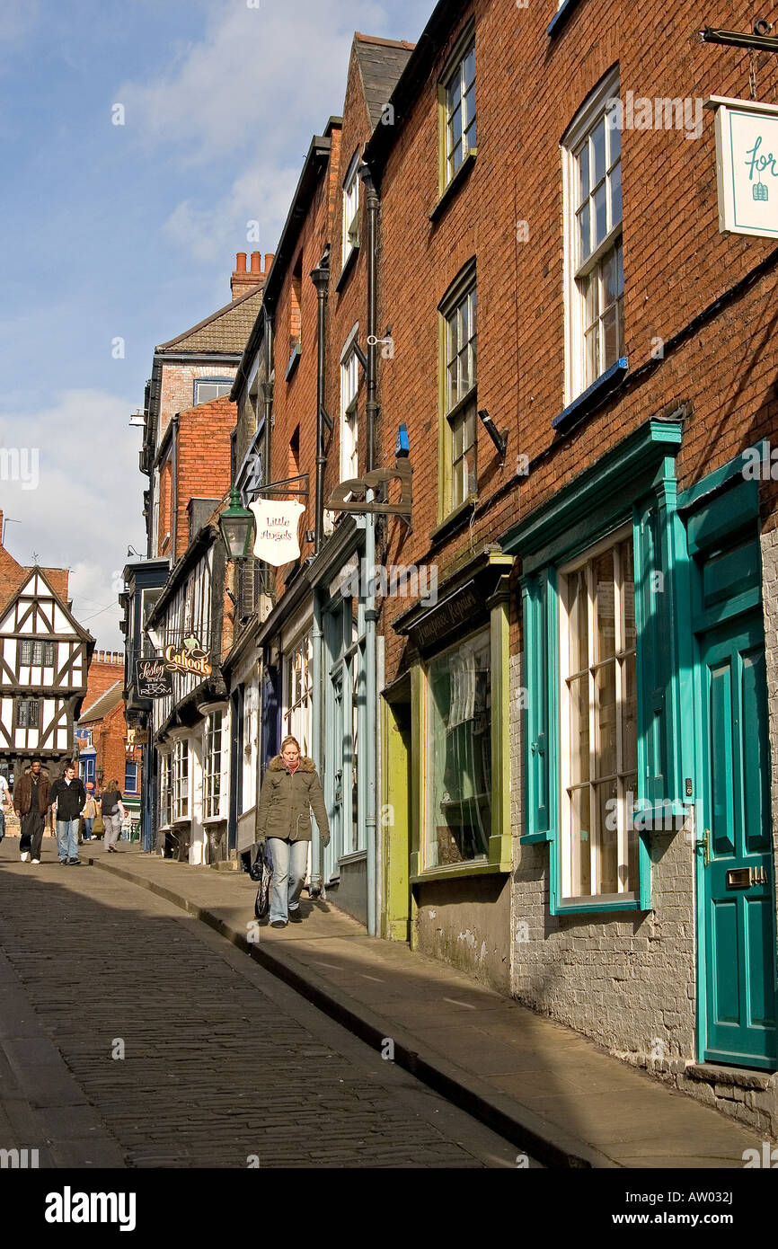 Steep Hill Lincoln Stock Photo - Alamy