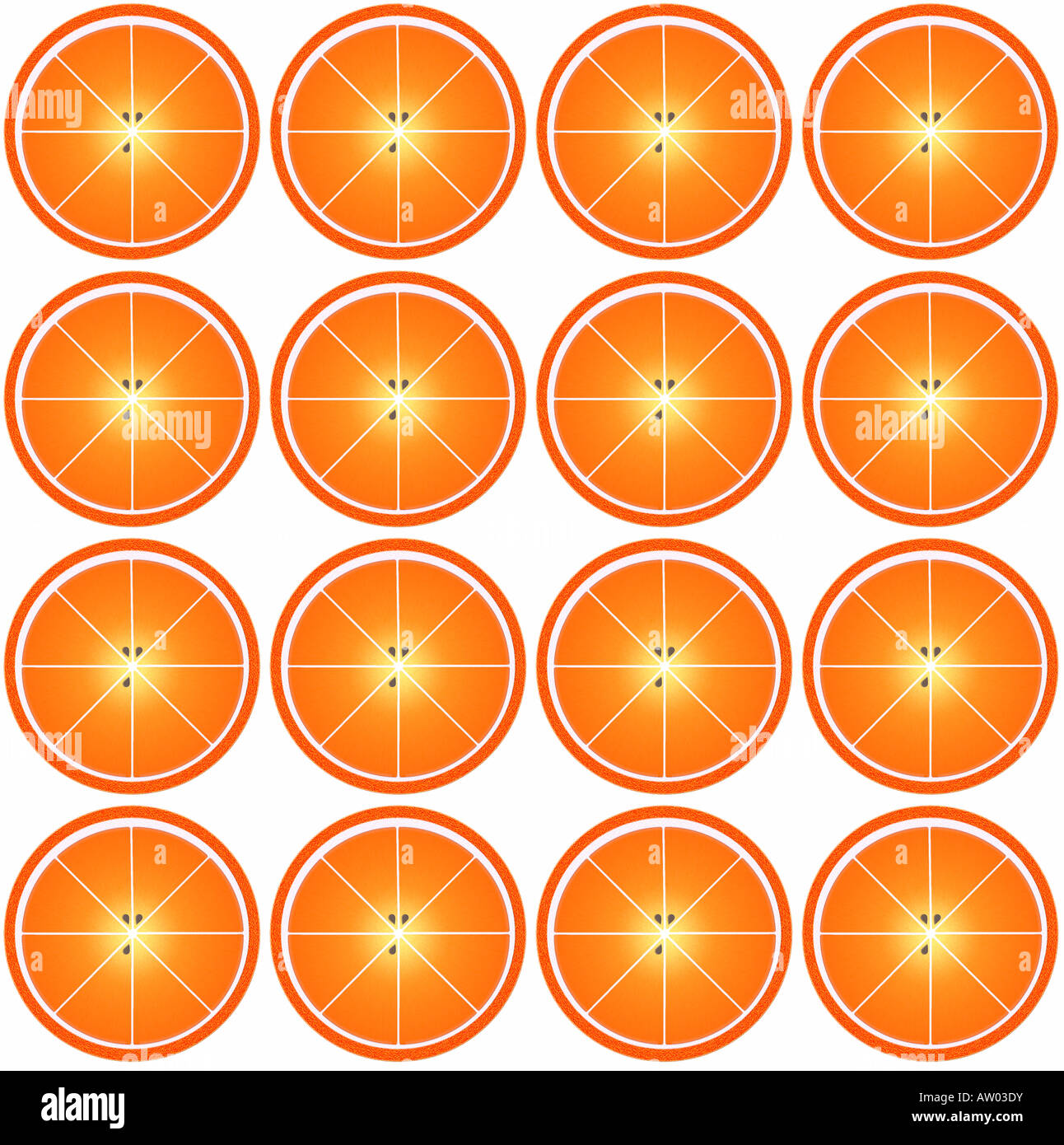 Orange fruit slices Cut Out Stock Images & Pictures - Alamy