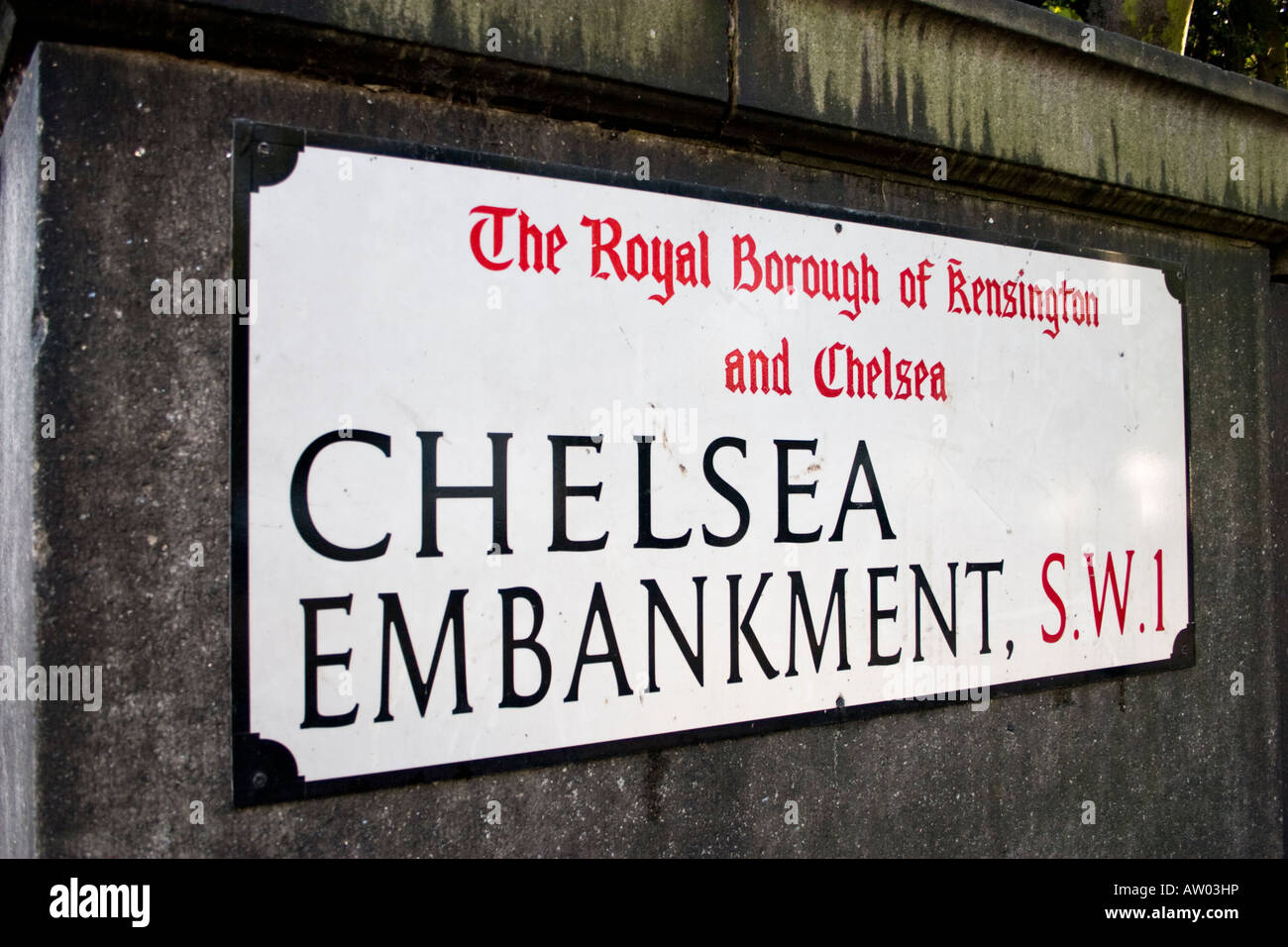 Chelsea embankment hi-res stock photography and images - Alamy