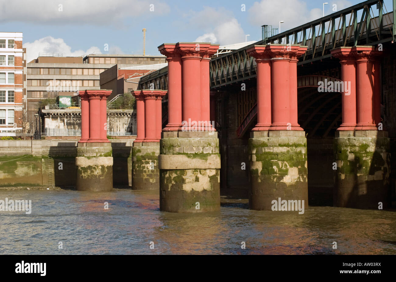 The Red Iron Columns That Once Supported The London, Chatham & Dover ...