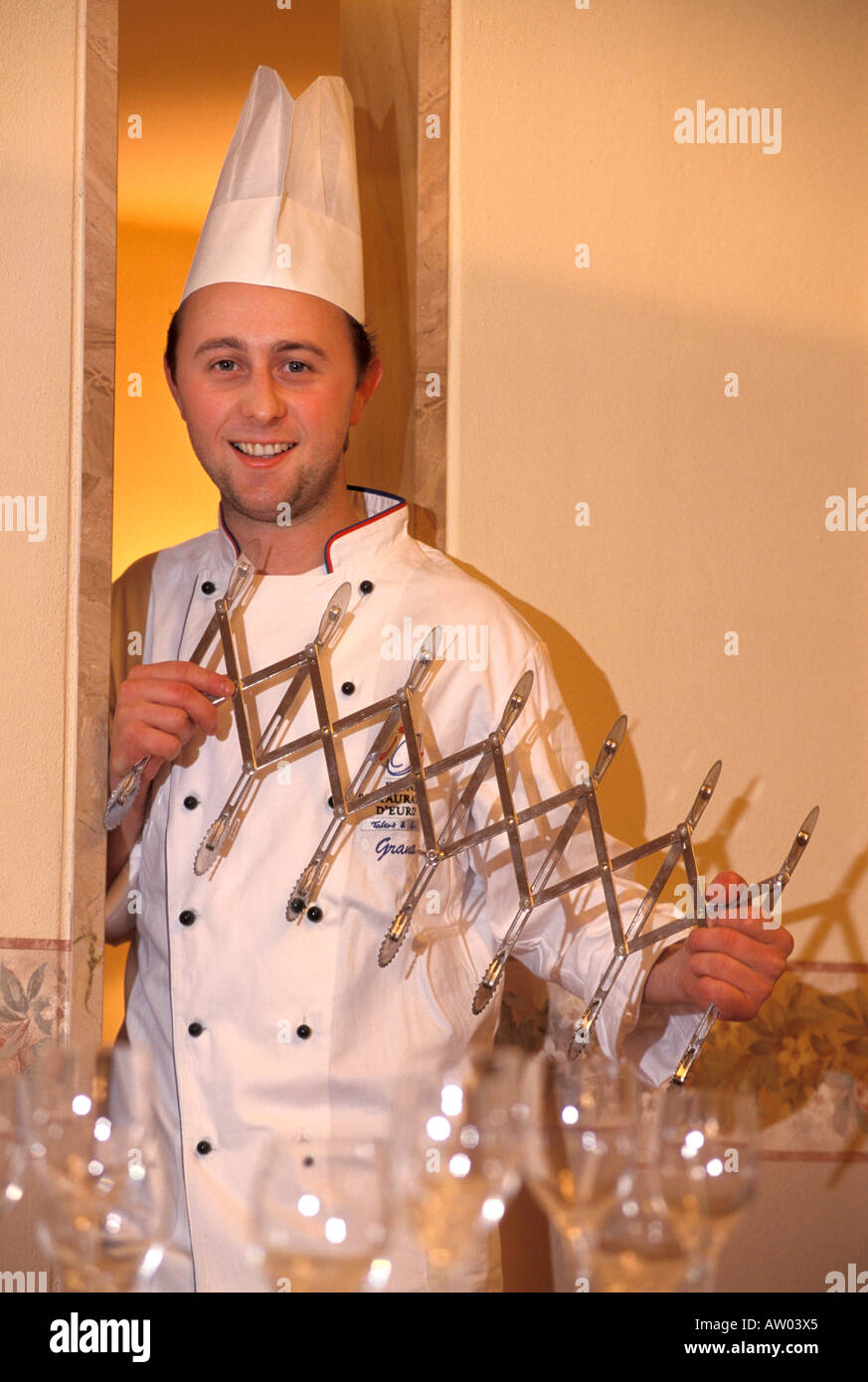 Fabio Granata chef Tre Gigli all Incoronata restaurant Lodi Lombardy ...