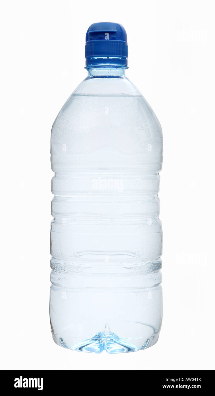 bottle of water on white background Stock Photo - Alamy