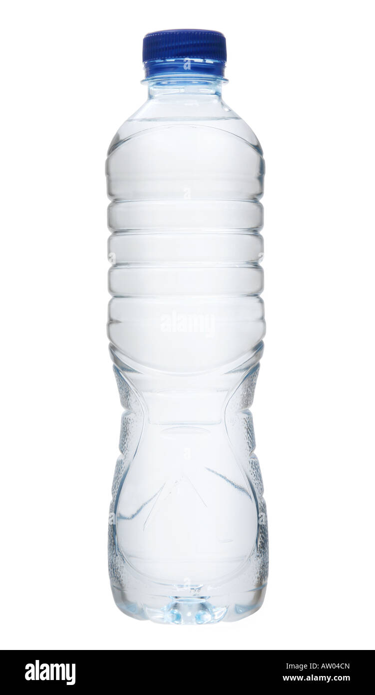 bottle of water on white background Stock Photo - Alamy
