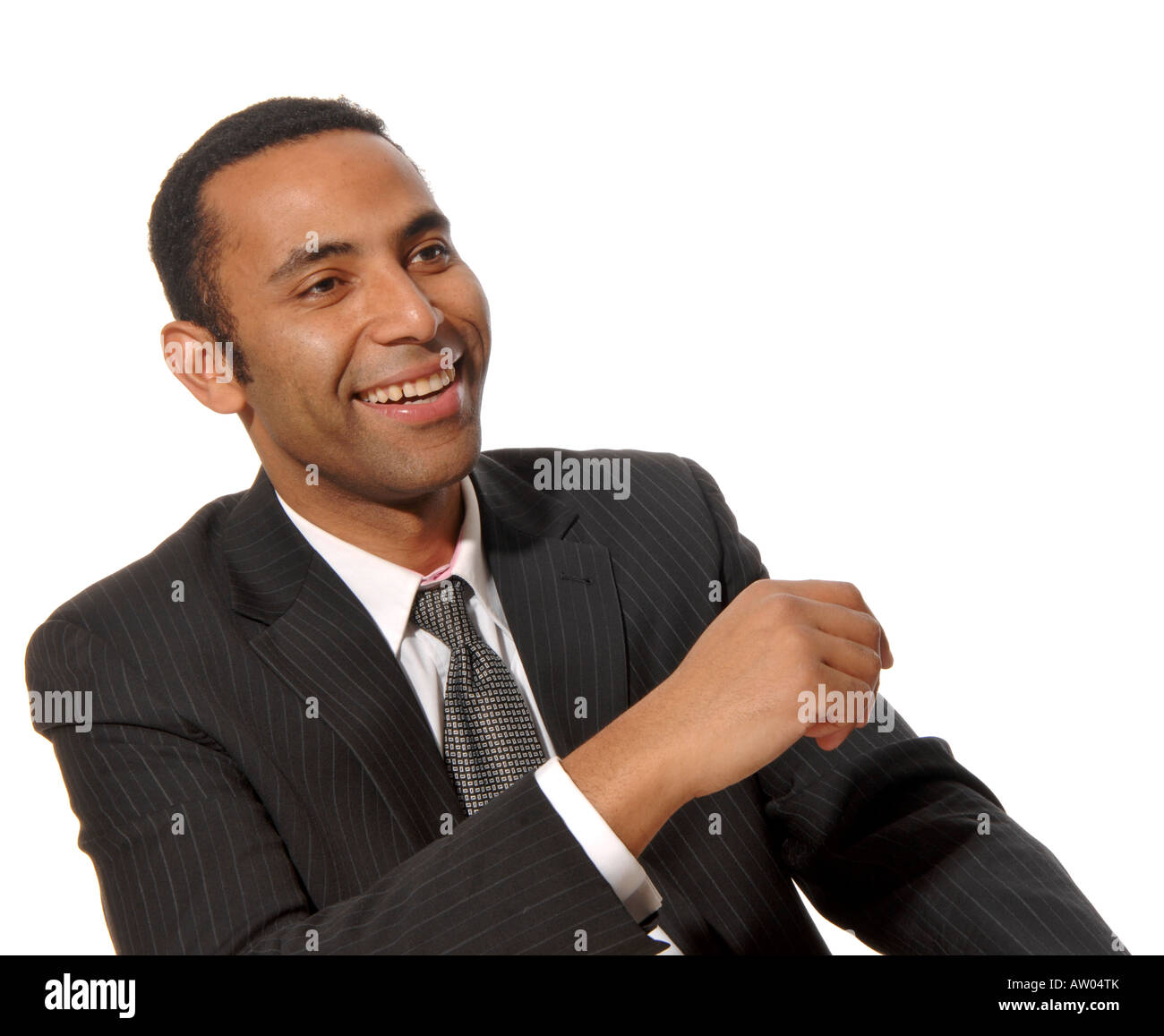 laughing business executive Stock Photo - Alamy
