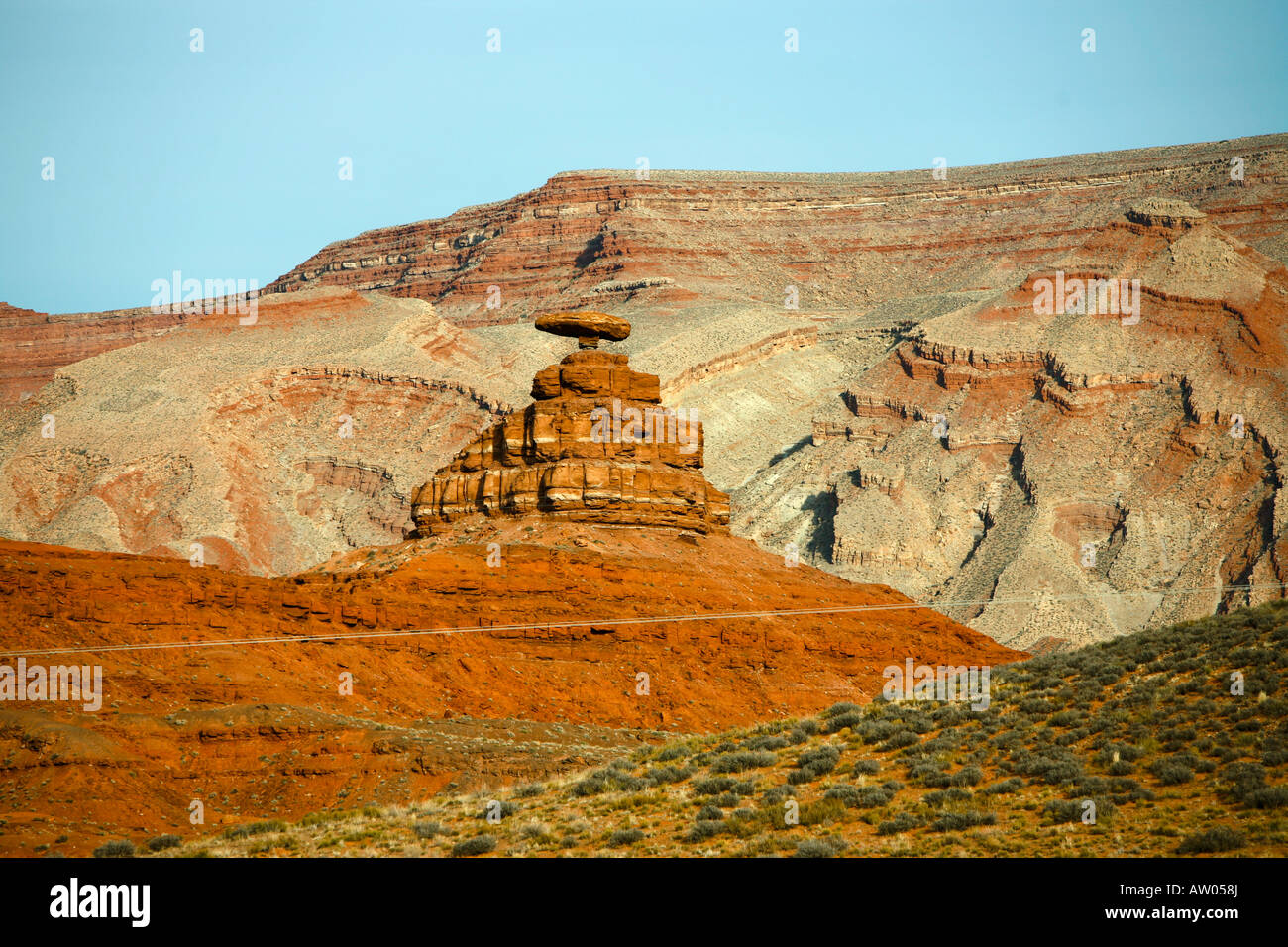 Mexican Hat Rock Southern Utah USA Stock Photo - Alamy