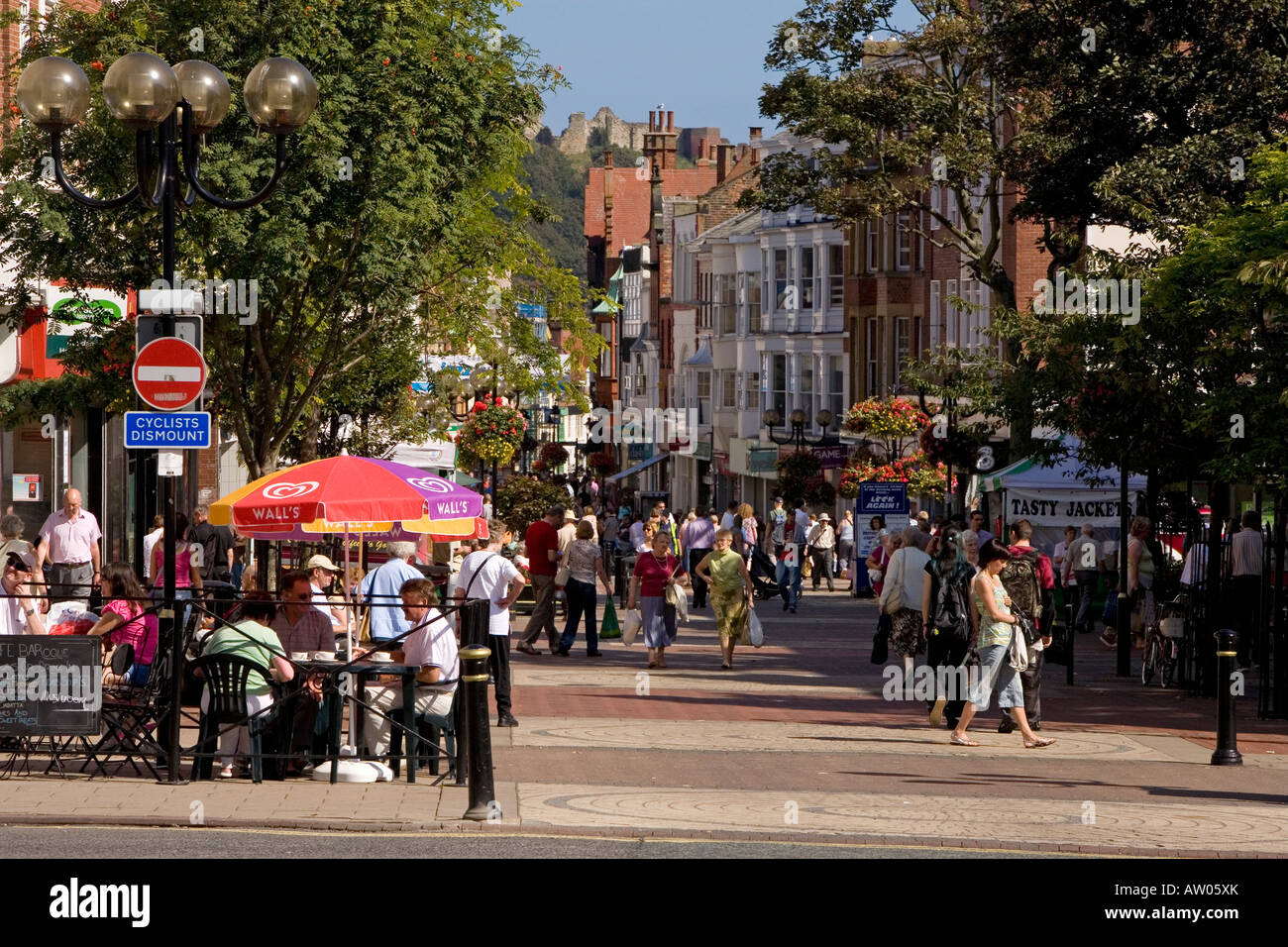 Westborough Town Centre Scarborough North Yorkshire England Stock Photo ...