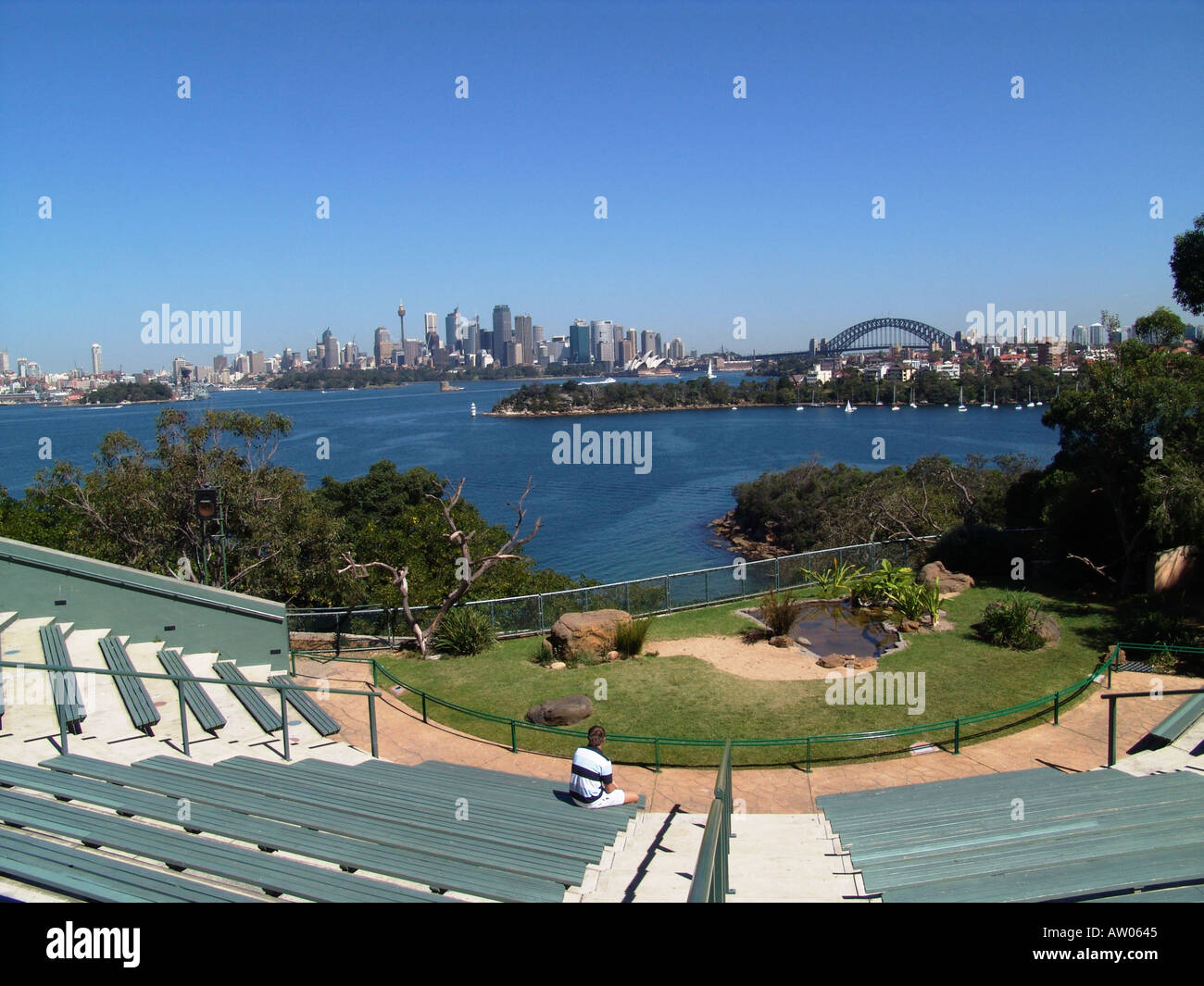 Panoramic view of Sydney from Sydney Zoo amphitheatre Stock Photo - Alamy