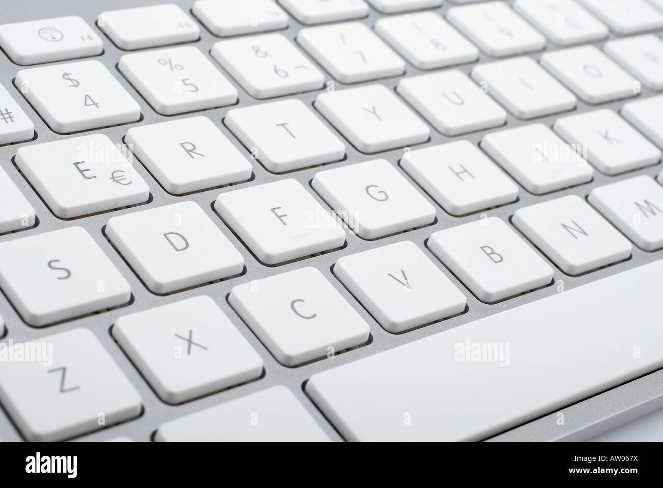 Computer keyboard detail Cut Out Stock Images & Pictures - Alamy