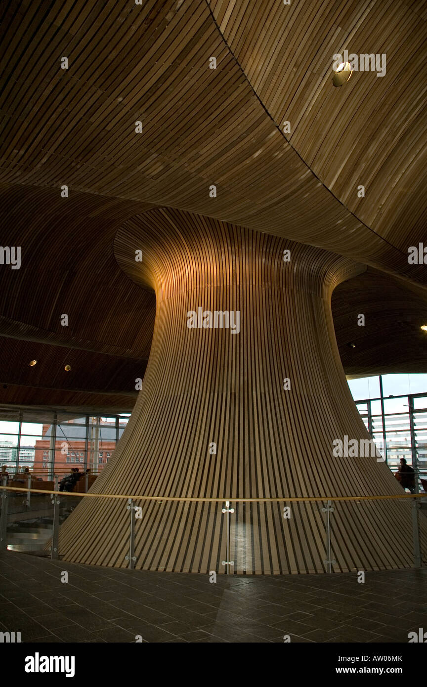Interior of Welsh National Assembly (Senedd), Wales Stock Photo - Alamy