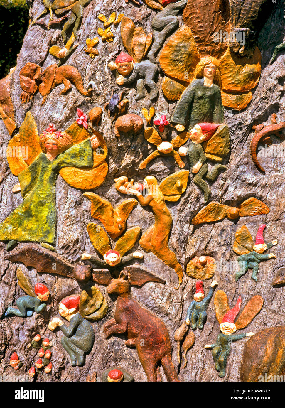 The Fairies Tree by Ola Cohn 1931 in Fitzroy Gardens Melbourne Victoria ...