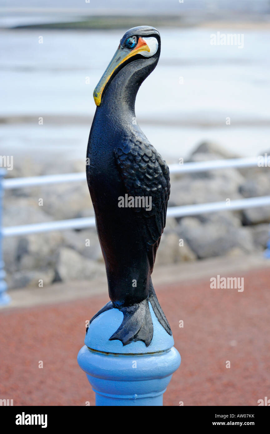 "Cormorant", bird bollard sculpture, by David Kemp. The Tern Project ...