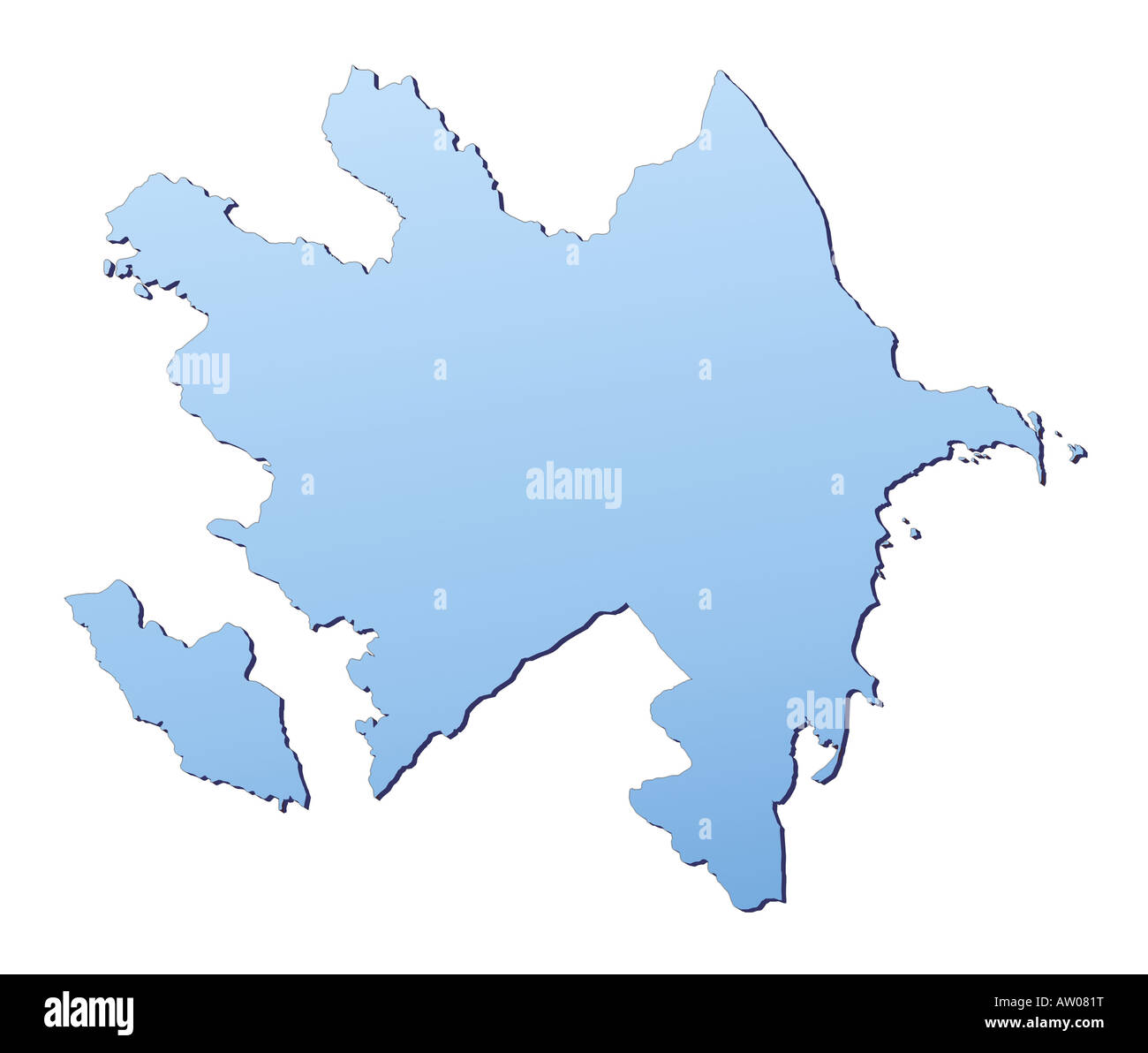 Azerbaijan map hi-res stock photography and images - Alamy