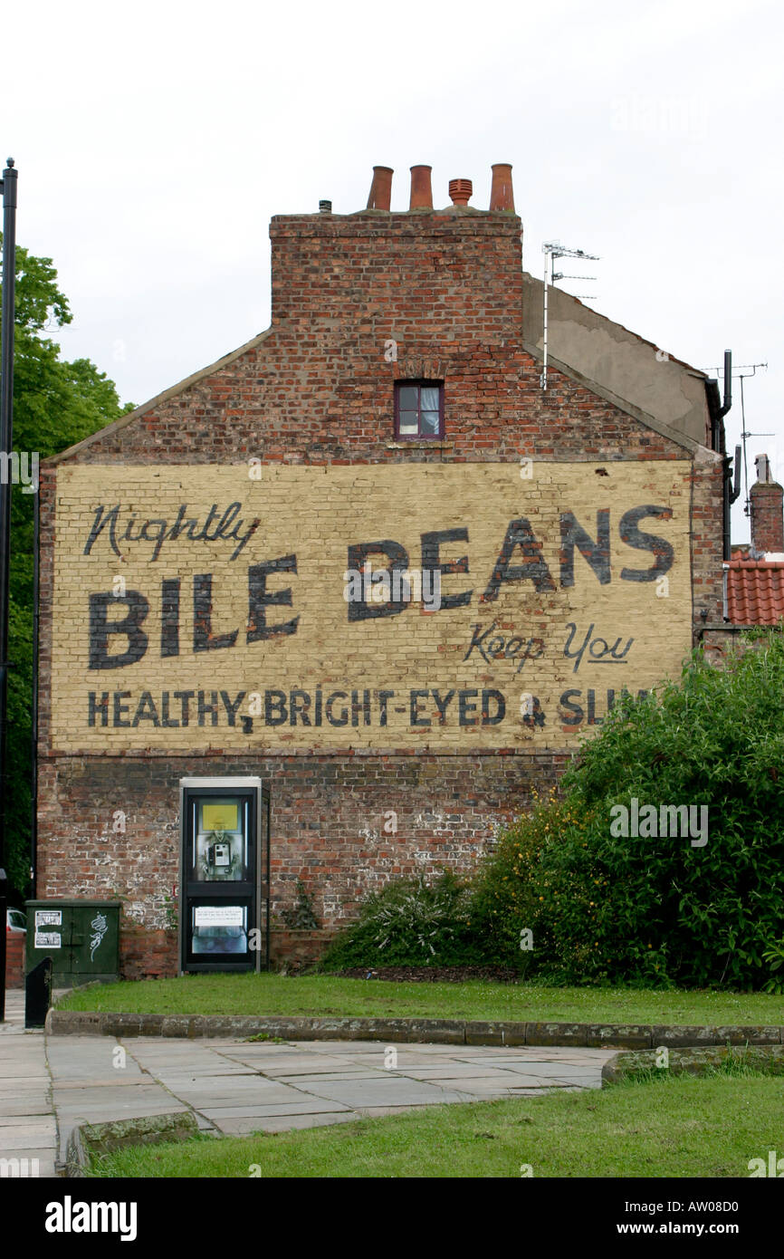 Old bile beans sign hi-res stock photography and images - Alamy