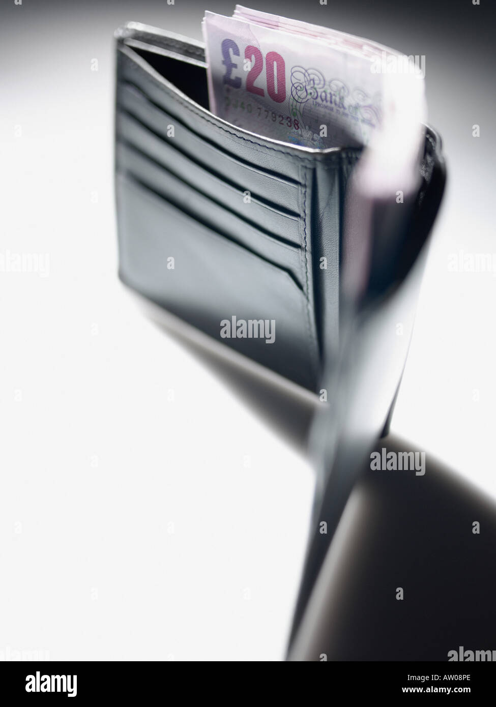 British banknote in wallet hi-res stock photography and images - Alamy