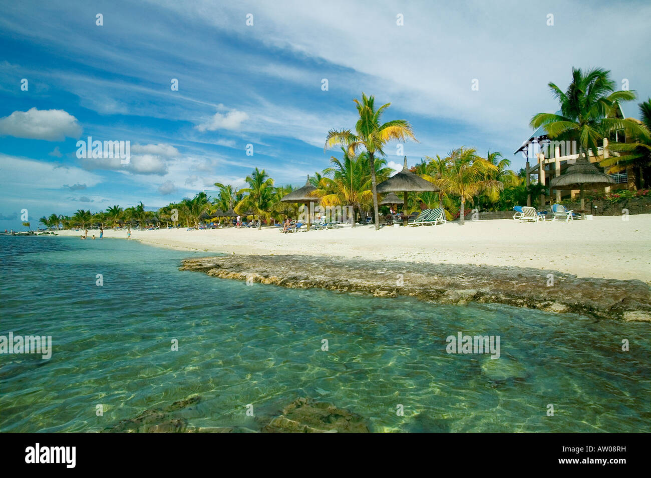 POINTE AUX PIMENTS - MAURITIUS ISLAND Stock Photo - Alamy