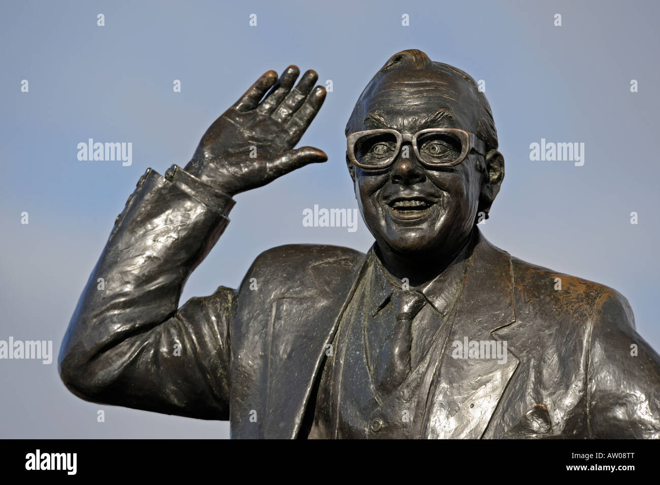 Statue of Eric Morecambe, comedian, (detail), by Graham Ibbeson ...