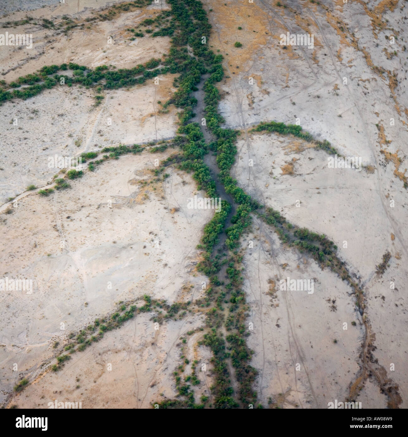 Santa Cruz river Streambed Erosion patterns, Tucson, Arizona, USA Stock ...