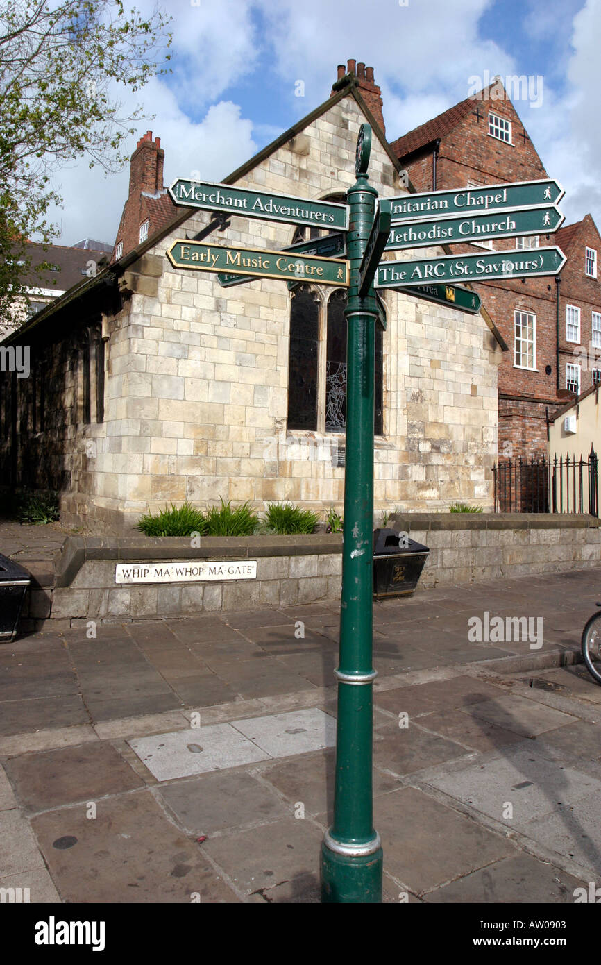 St Saviours Church Whip Ma Whop Ma Gate York Stock Photo - Alamy