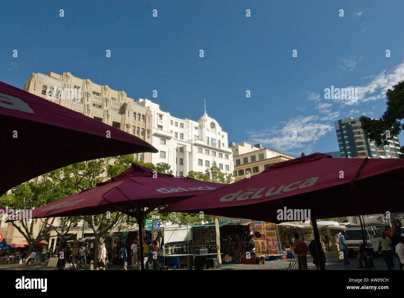 Greenmarket Square Cape Town on a market day Stock Photo - Alamy