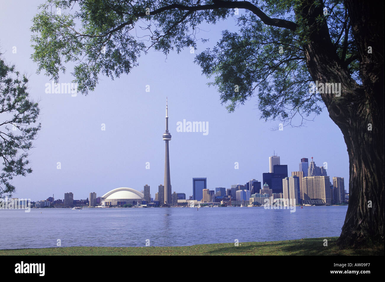 Canada Ontario Toronto skyline from Centre Island Stock Photo - Alamy