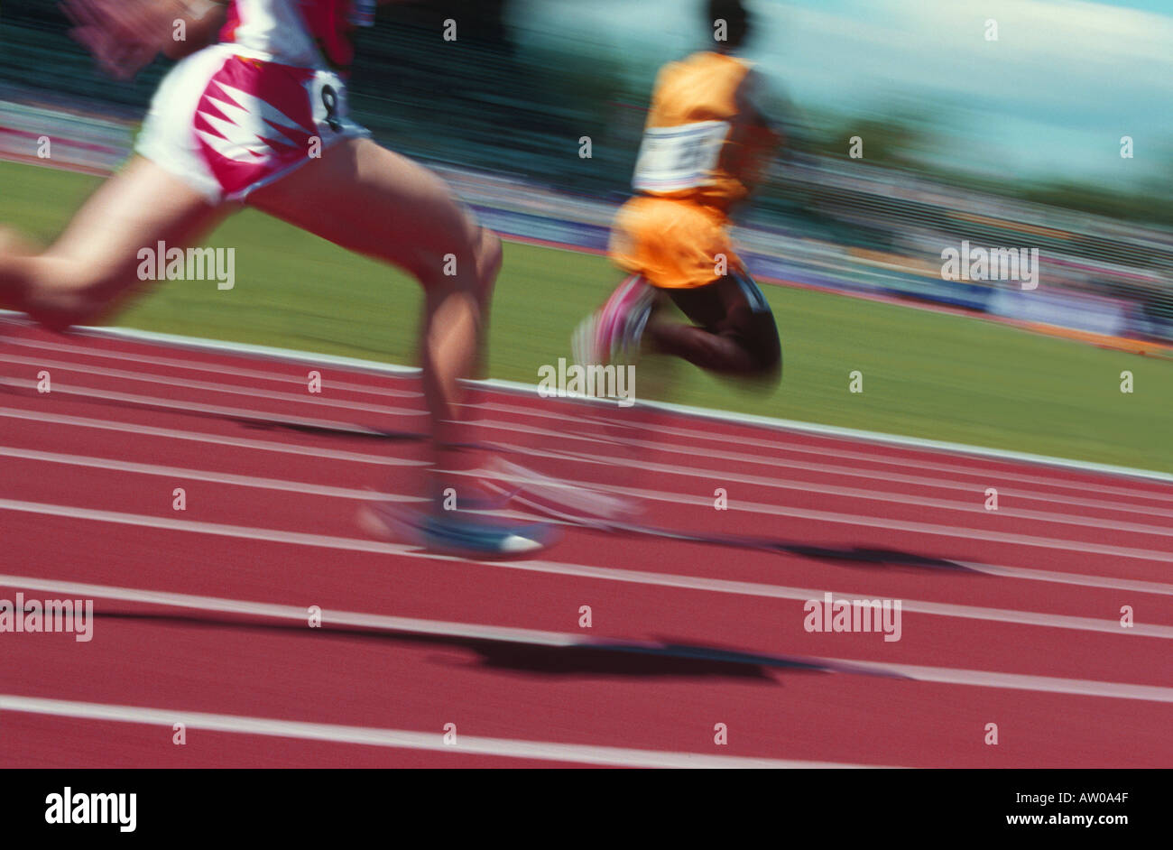 Olympic sprinters hi-res stock photography and images - Alamy