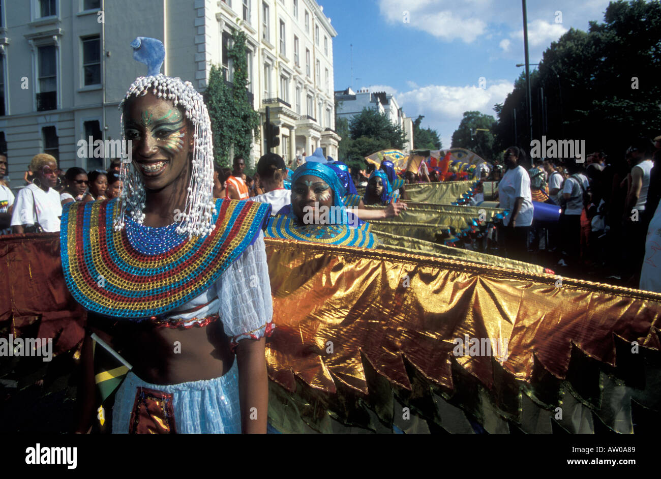 Celebrations Costumes at the Notting hill carnival London United ...