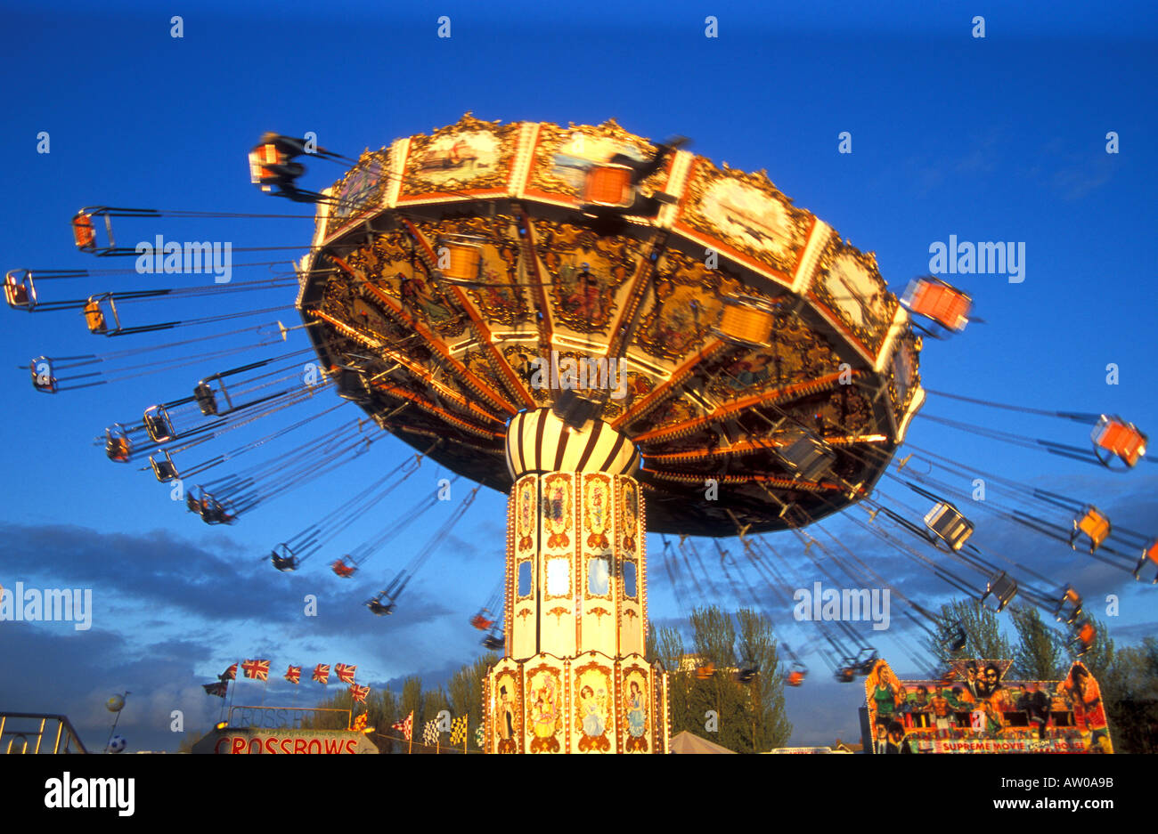 Fun fair in South London Stock Photo - Alamy